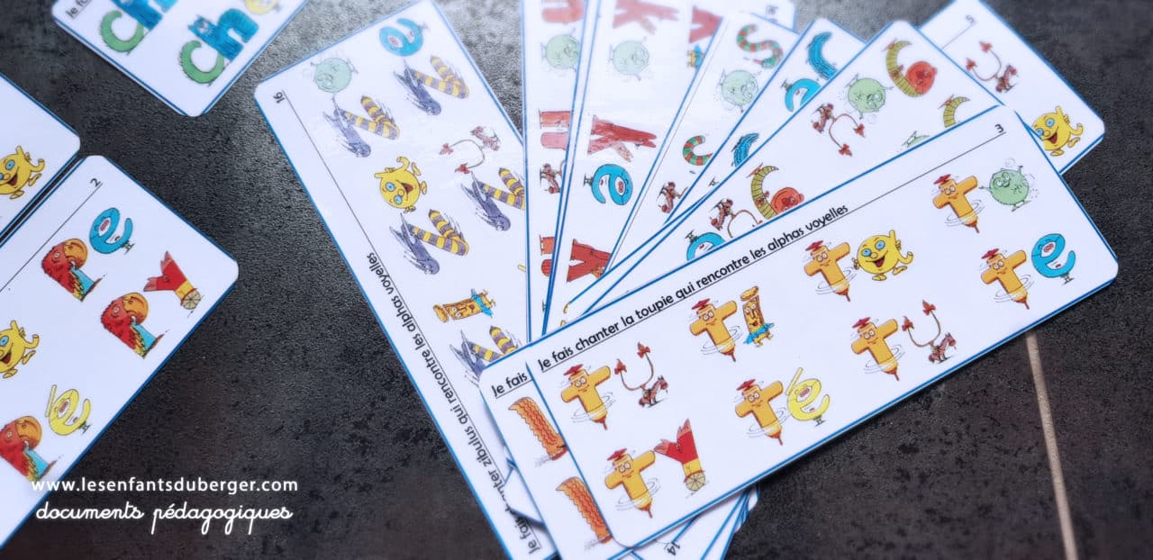 Les alphas, premier pas vers la lecture – Documents pédagogiques